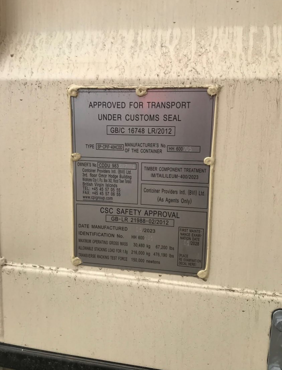 CONTENEDOR DE 40 PIES ESTÁNDAR - Good Shipping Containerd